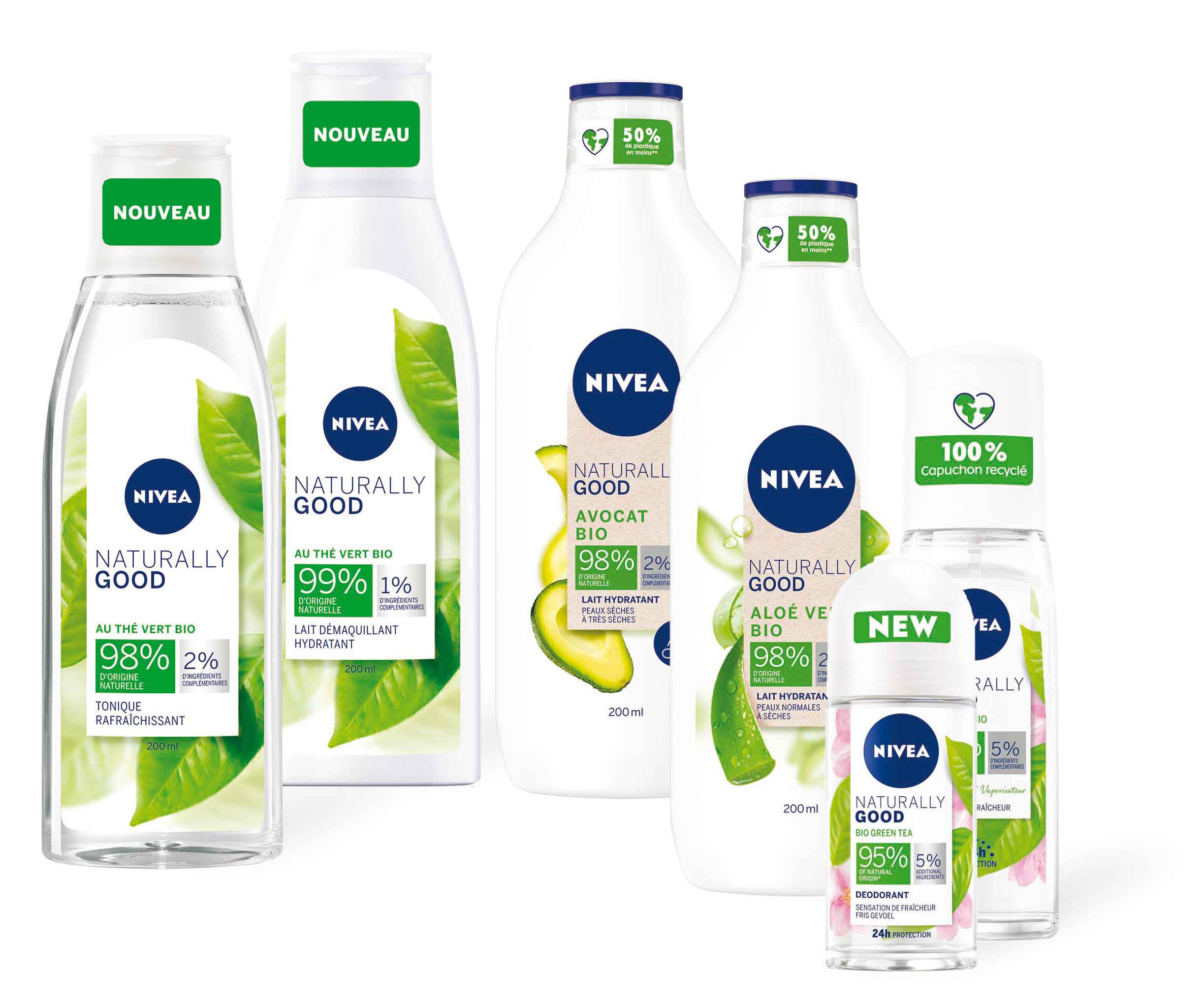 Naturally Good, la première gamme Nivea 100 % transparente - Leader Réunion