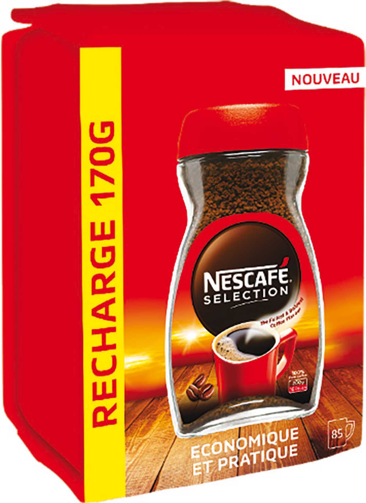 La recharge Nescafé Sélection pratique et économique - Leader Réunion