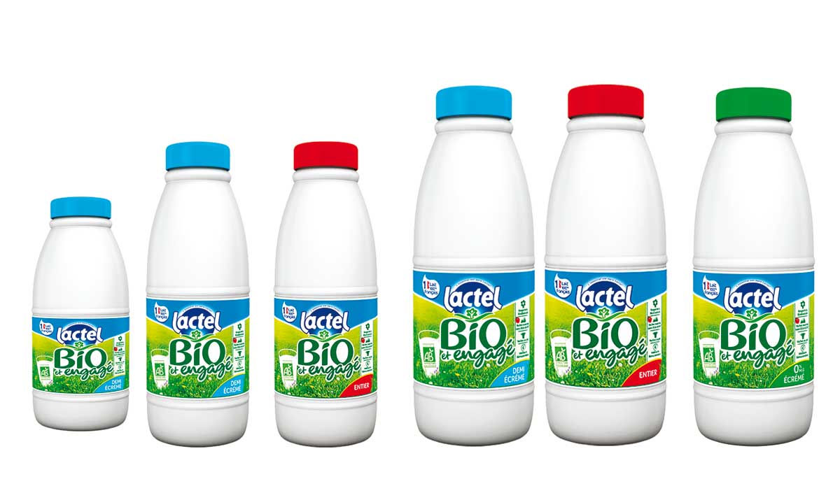 LACTEL Bio complète sa gamme avec un nouveau format brique 1L cœur de ...