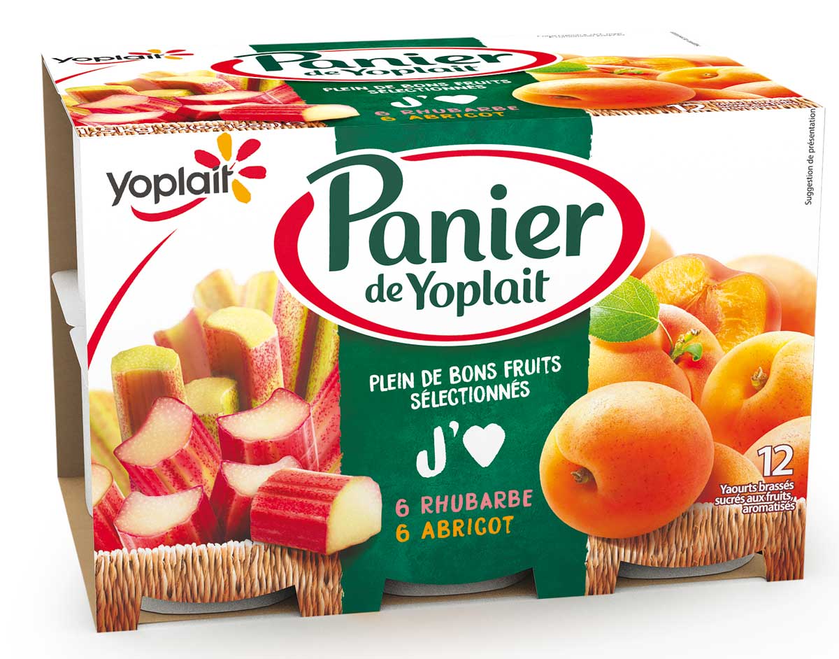 Nouveau Panier Yoplait Abricot Rhubarbe - Leader Réunion