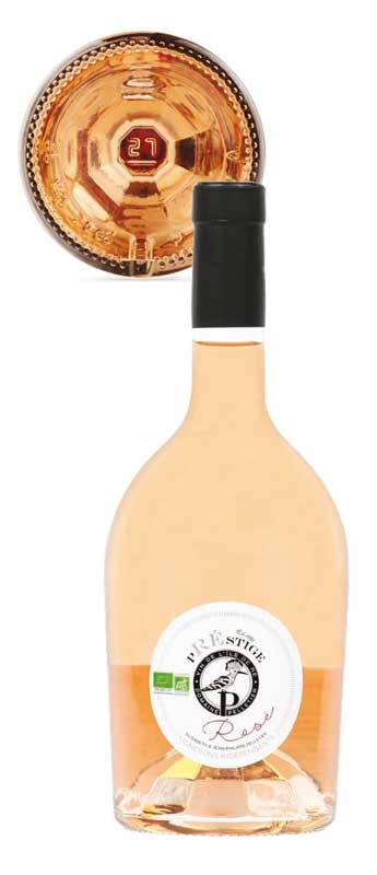 Des bouteilles de rosé au design unique - Leader Réunion