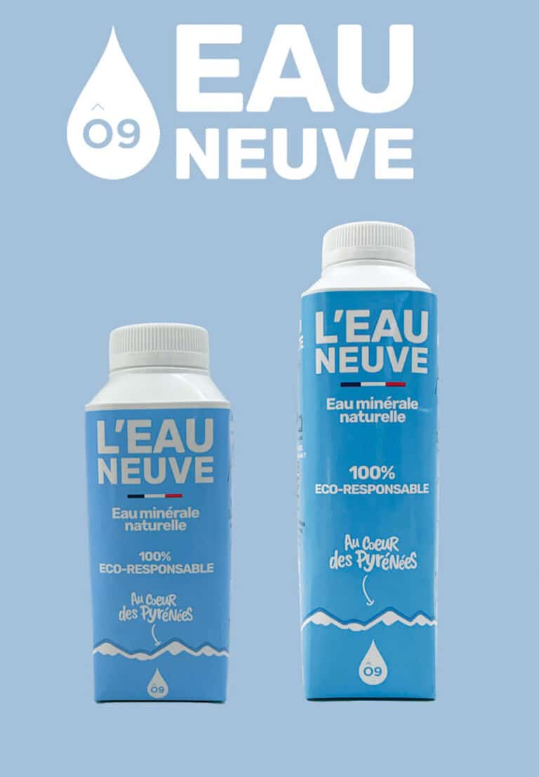 Eau Neuve, première eau minérale en brique de carton - Leader Réunion