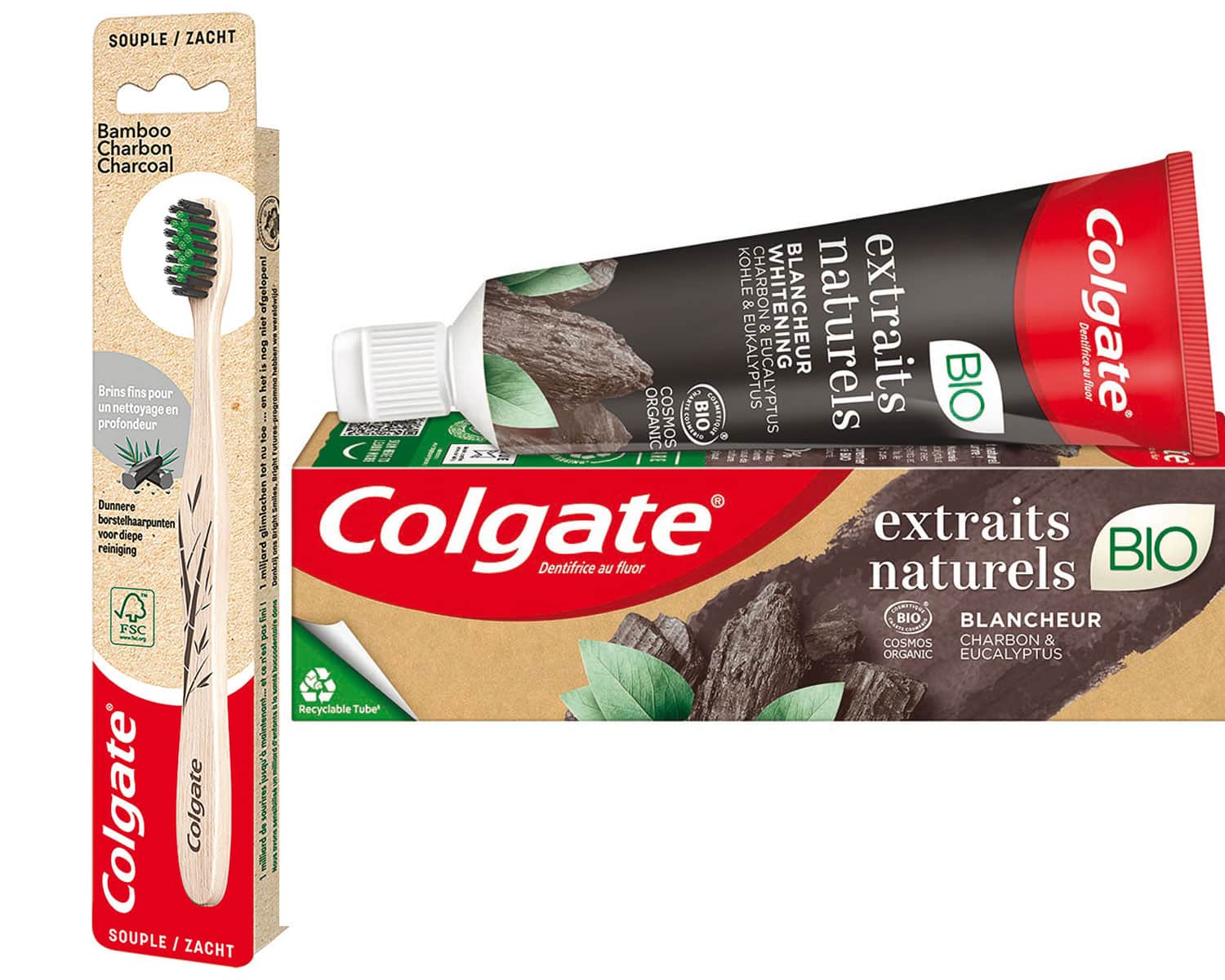 Colgate lance deux dentifrices bio - Leader Réunion