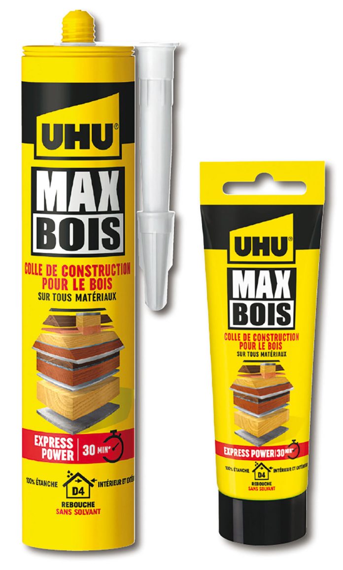 UHU Max Bois, une colle à bois ultrarésistante - Leader Réunion