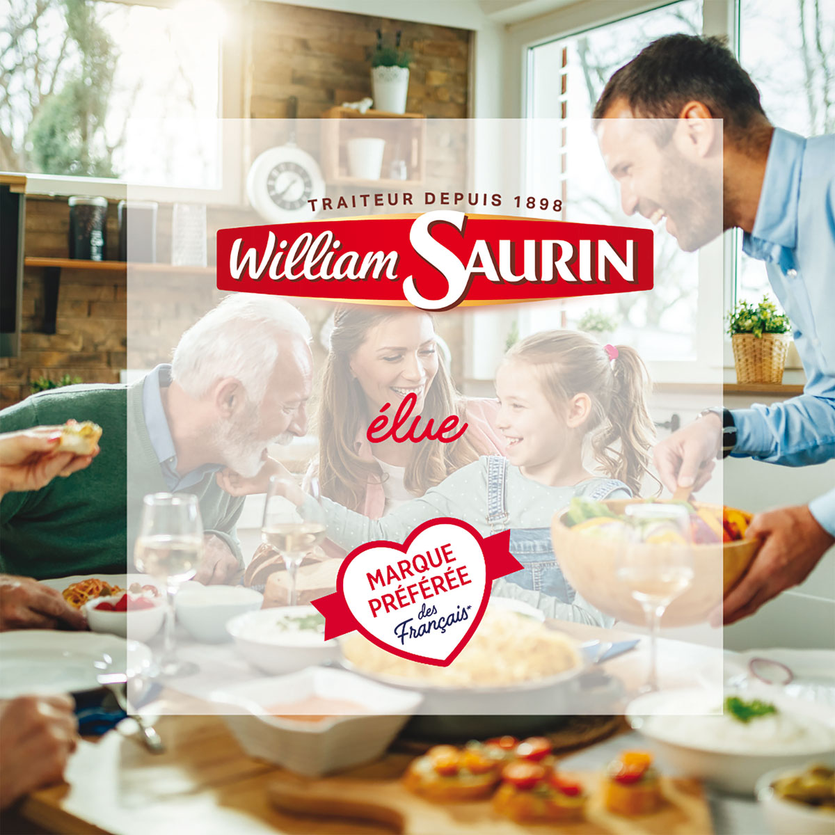 William Saurin devient Marque Préférée des Français - Leader Réunion