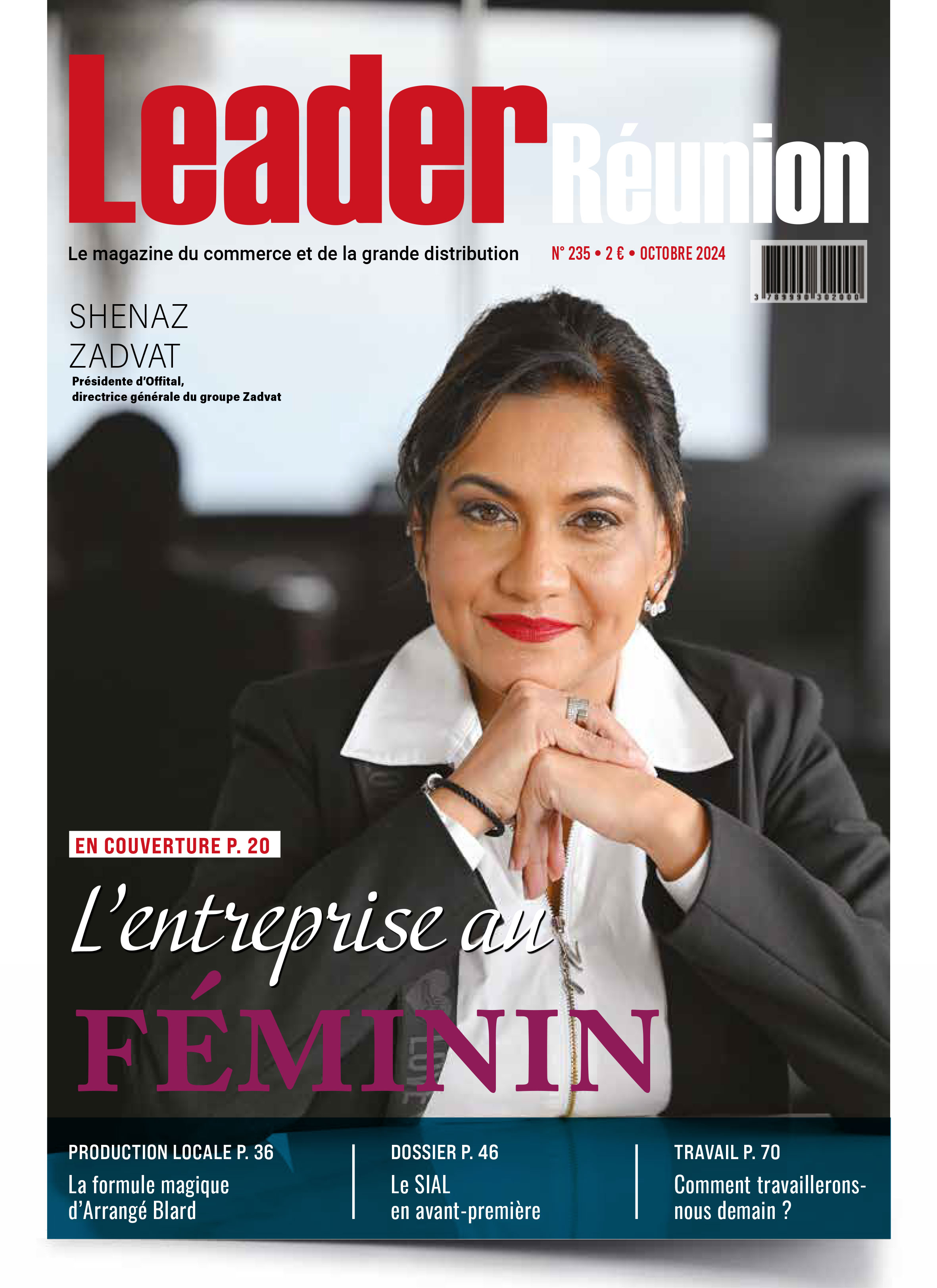 Achat du Magazine d'Octobre 2024 - Leader Réunion Magazine