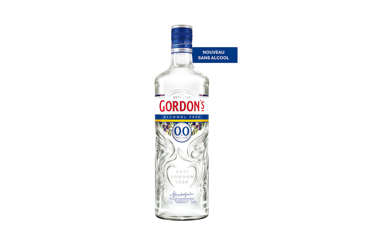 La marque de Gin Gordon's lance sa référence 0,0 % : une nouvelle ...