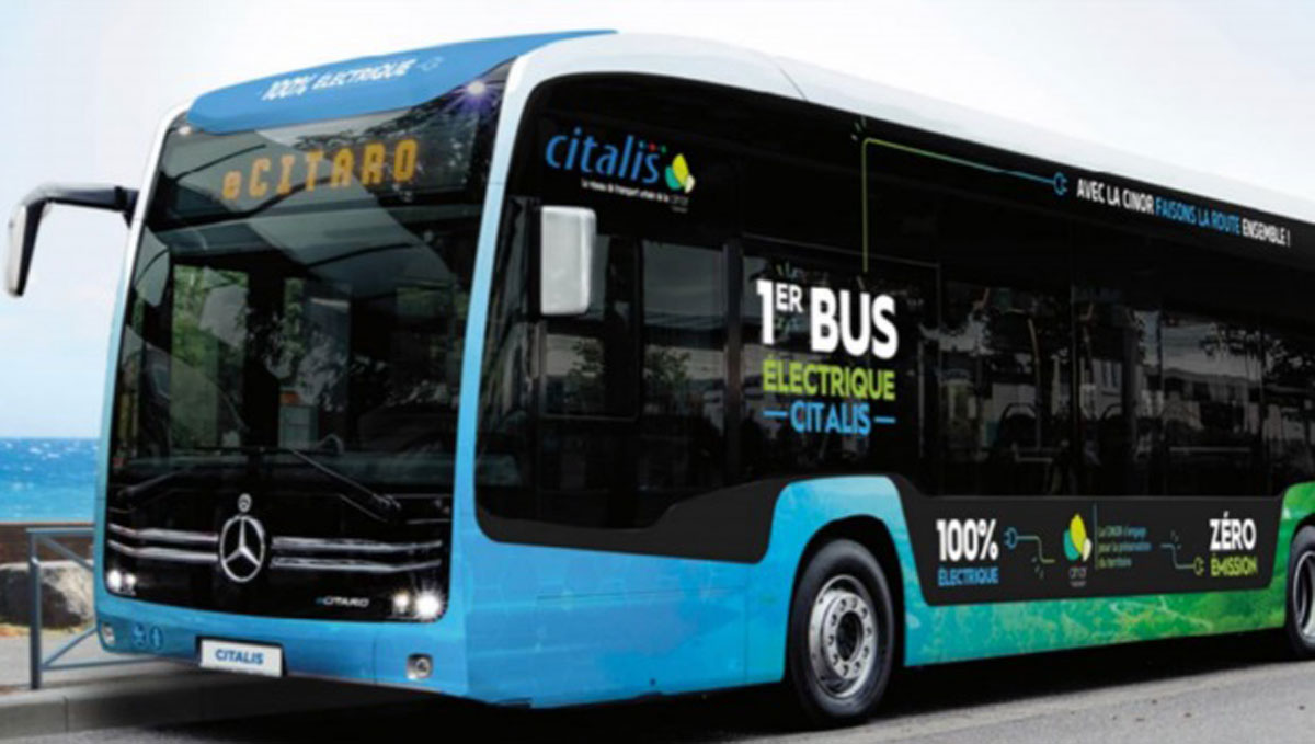 Citalis met en ligne son premier bus électrique - Leader Réunion