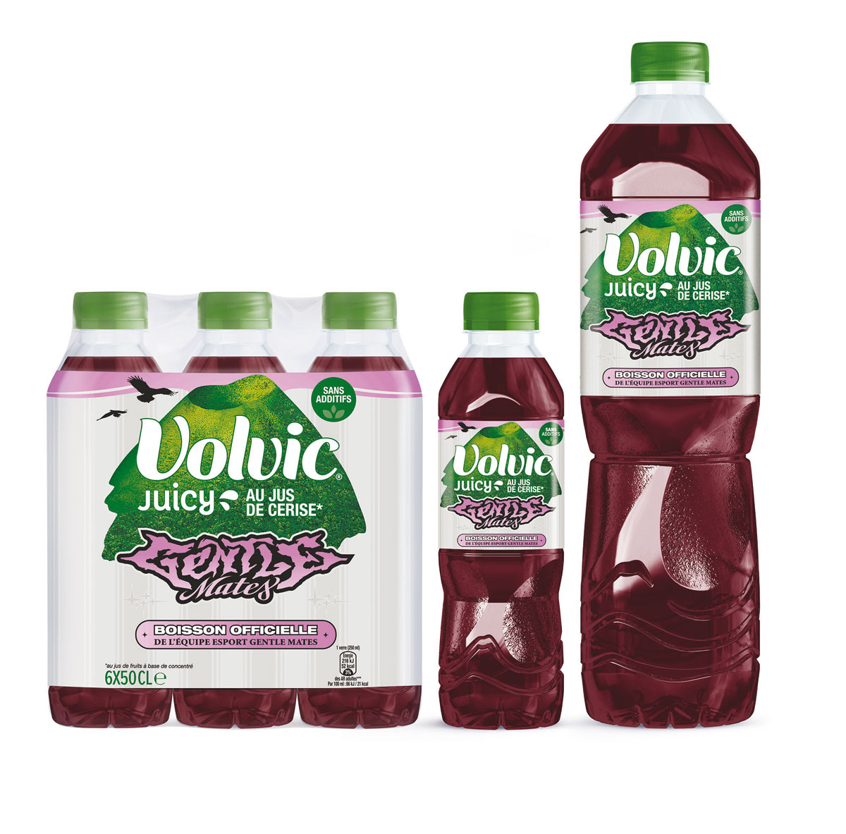Volvic Juicy Cherry, boisson officielle du club d’e-sport Gentle Mates ...