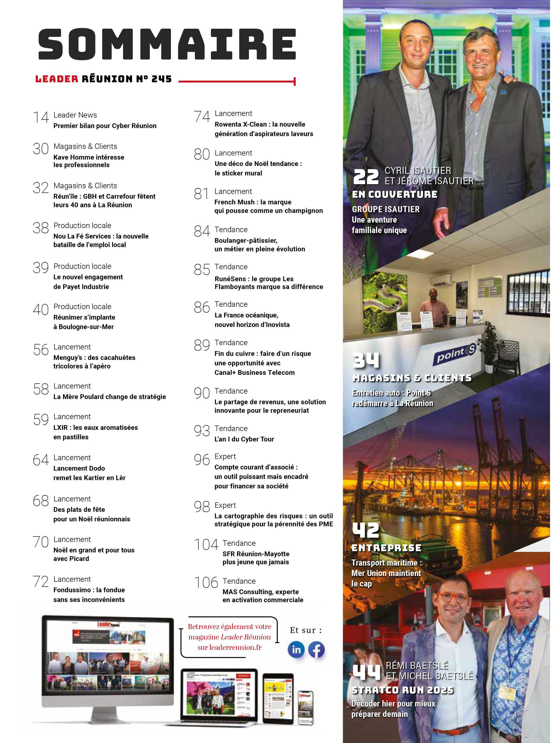 Magazine Leader Réunion – Edition Décembre 2025 - Leader Réunion